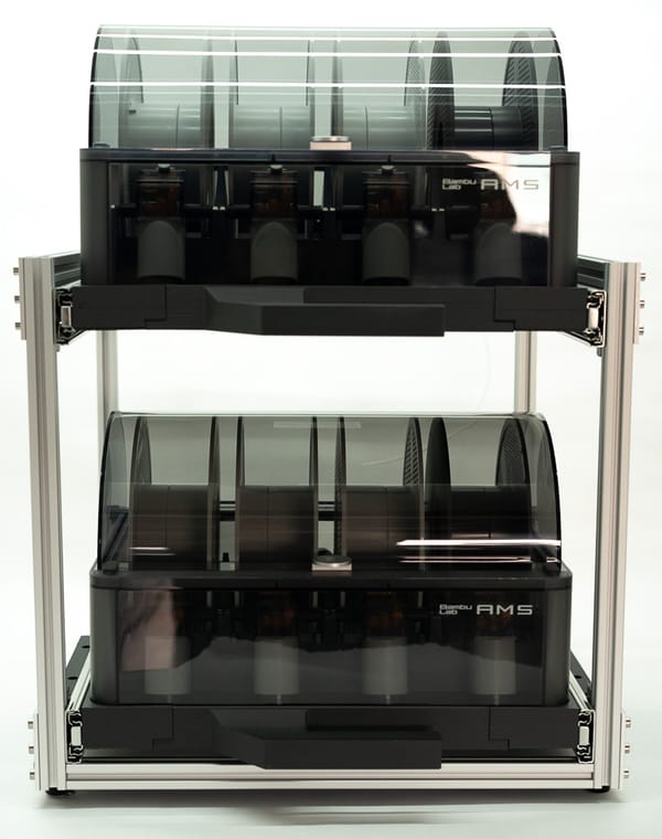 Weekend Project - Aluminum 2020 Extrusion Shelf for the Bambu Labs AMS